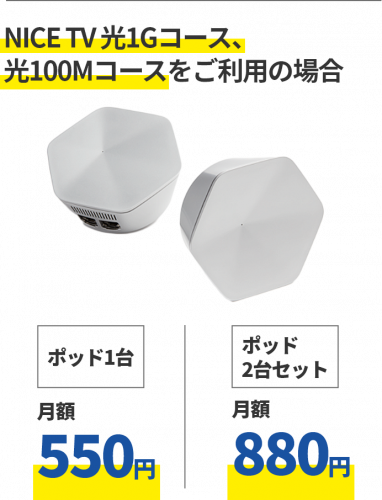 NICE TV 次世代AI Wi-Fi（メッシュWi-Fi） | NICE TV